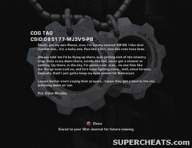 Act 1 Collectibles - Gears of War 2 Guide and Walkthrough