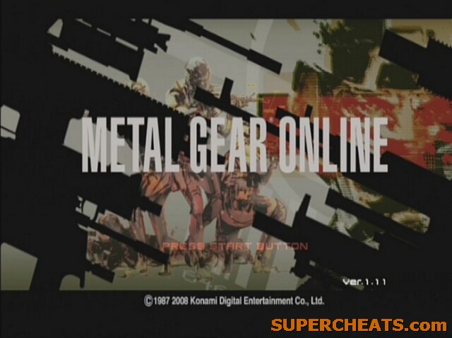 Metal Gear Online - Metal Gear Solid 4: Guns of the Patriots Guide and ...
