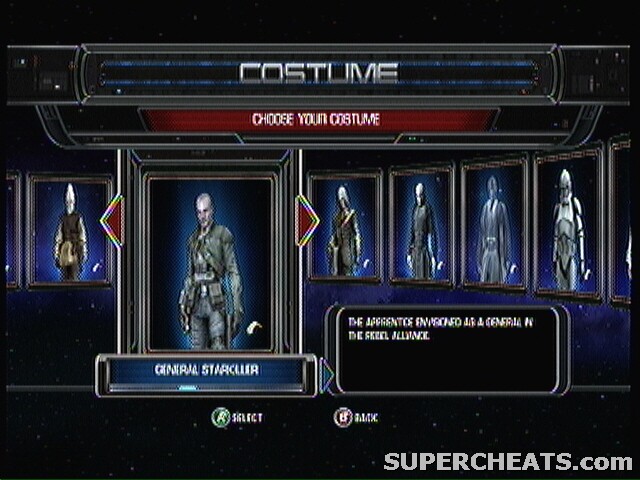 Costumes - Star Wars: The Force Unleashed Guide and Walkthrough