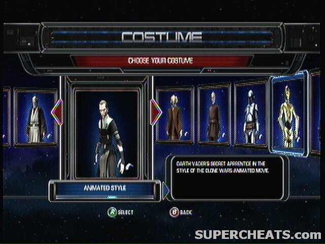 Costumes - Star Wars: The Force Unleashed Guide and Walkthrough