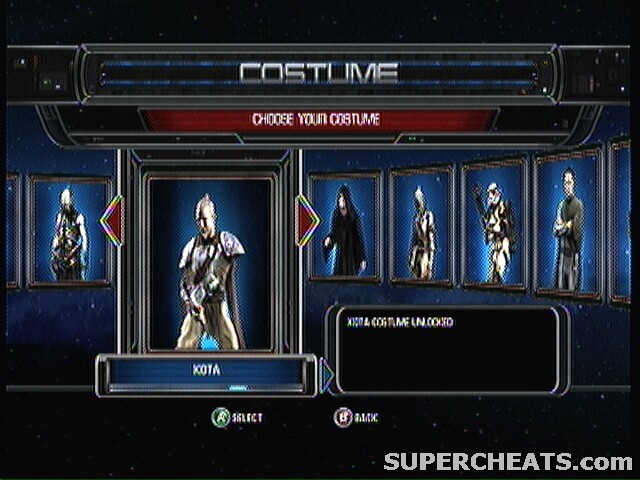 Costumes - Star Wars: The Force Unleashed Guide and Walkthrough